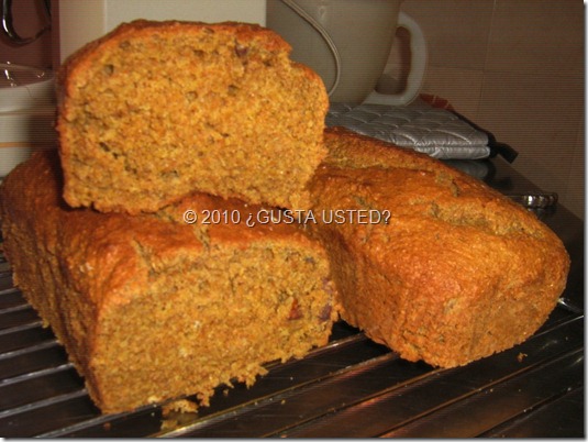 PANQUÉ DE CALABAZA DE CASTILLA RECETA | LA COCINA DE NORA (cocina mexicana)
